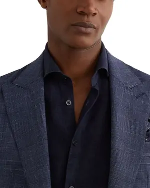 REISS Penso Wool, Silk & Linen Classic Fit Blazer