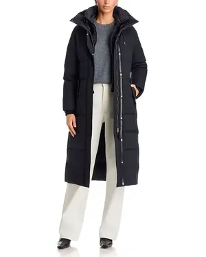 Mackage 2 In 1 Longline Down Coat - Black