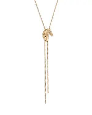 Ettika Stallion Bolo Lariat Necklace, 34 - Gold