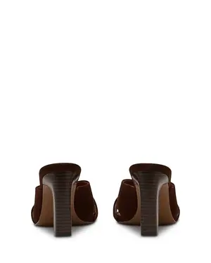 REISS Rochelle Suede Crossover Mules