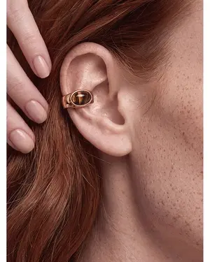 Ettika Solstice Tiger's Eye Ear Cuff
