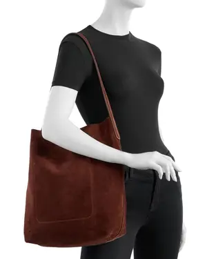 MANSUR GAVRIEL Everyday Cabas Suede Shoulder Bag