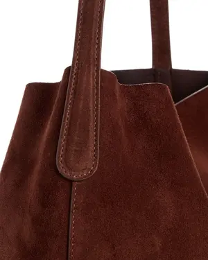 MANSUR GAVRIEL Everyday Cabas Suede Shoulder Bag