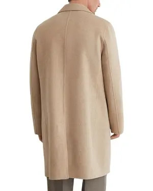 REISS Knight Epsom Wool Blend Coat - Oatmeal