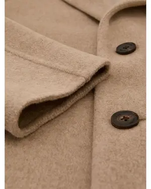 REISS Knight Epsom Wool Blend Coat - Oatmeal