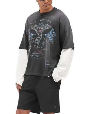 REPRESENT Heavier Than Heavens Cotton & Hemp Logo Graphic T-shirt