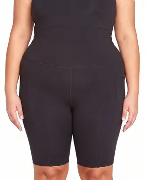 Universal Standard Plus Next-to-naked Bike Shorts - Black