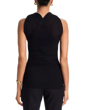 A.L.C. Posie Draped Sleeveless Top