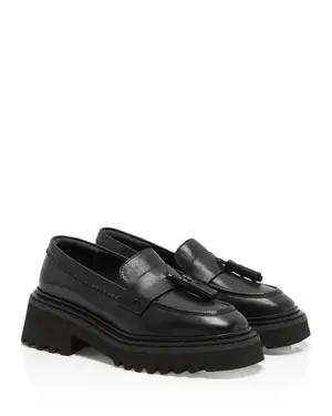 Free People Dahlia Leather Loafers
