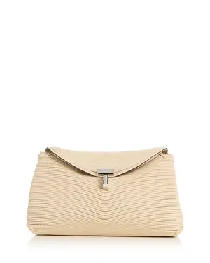 TOTEME Mini T-lock Rope Clutch - Pearl