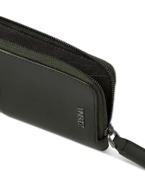 Zegna Secondskin Glazed Leather Card Case