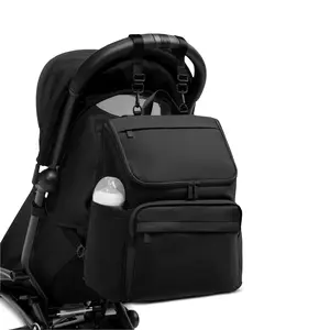 AWAY Featherlight Diaper Backpack - Jet Black