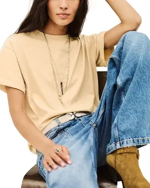 Ba&sh Rosie Crewneck Cotton Tee