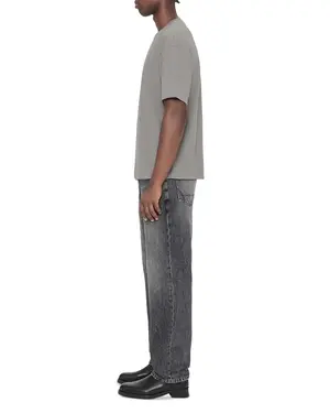 ALLSAINTS Raphy Cotton Jacks Place Logo Crewneck T-shirt - Fossil Grey