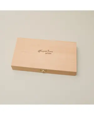 LAGUIOLE Marble In Wood Presentation Box, 6 Piece Steak Knife Set