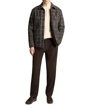Vince Sherpa Lined Check Shirt Jacket