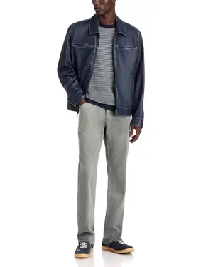Paige Normandie Cotton Blend Straight Fit Jeans