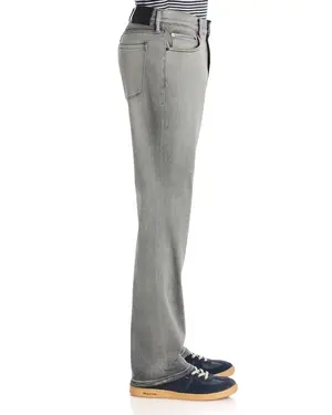 Paige Normandie Cotton Blend Straight Fit Jeans