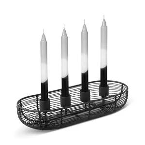 VILLEROY & BOCH Christmas Chic Oval Advent Wreath Candle Holder