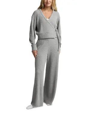 Beyond Yoga Rest Day Waffle Wrap Sweater