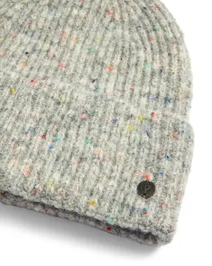 V. Fraas Donegal Ribbed Cuff Beanie Exclusive - Morning Grey