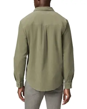 Paige Carmody Cotton Blend Micro Cord Pocket Shirt