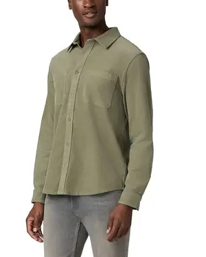 Paige Carmody Cotton Blend Micro Cord Pocket Shirt