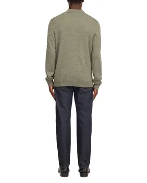Nn07 Serge Regular Textured Polo Sweater - Capers