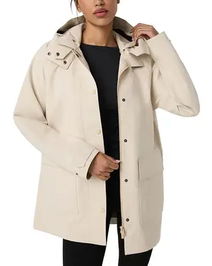 Vuori City Rain Hooded Trench Coat