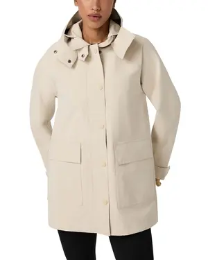 Vuori City Rain Hooded Trench Coat