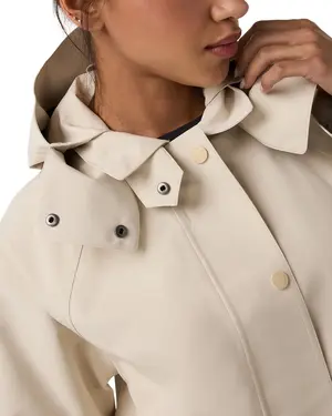 Vuori City Rain Hooded Trench Coat