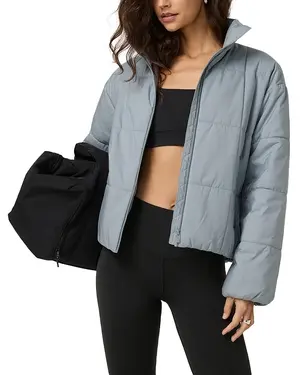 Women's Puffer Jackets with Thumbholes