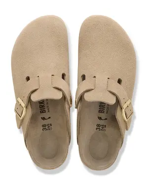 BIRKENSTOCK Boston Exquisite Clog Flats - Taupe