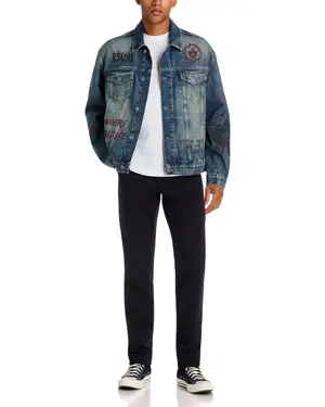 Ksubi Oh G Jacket In Billy Blue Skool