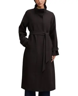 EVER NEW Florence Funnel Neck Trench Coat