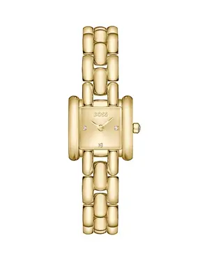Hugo Boss Violet Watch, 21mm X 21mm - Gold