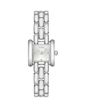 Hugo Boss Violet Watch, 21mm X 21mm - Silver