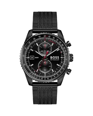 Hugo Boss Skytraveller Chronograph, 43mm - Black