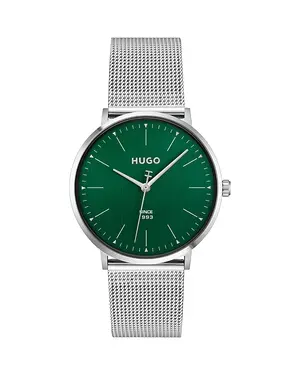 Hugo Boss Style Watch, 40mm - Green/silver