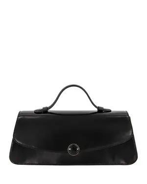 Vince Flora East/west Leather Top Handle Bag - Black