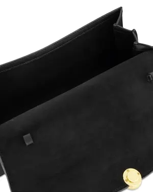 Vince Flora East/west Leather Top Handle Bag - Black