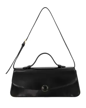 Vince Flora East/west Leather Top Handle Bag - Black