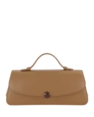 Vince Flora East/west Leather Top Handle Bag - Carmello