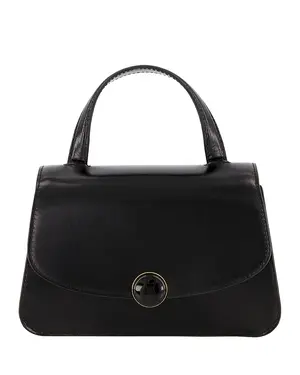 Vince Flora Mini Leather Top Handle Bag - Black