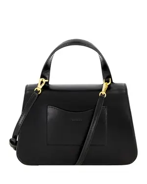 Vince Flora Mini Leather Top Handle Bag