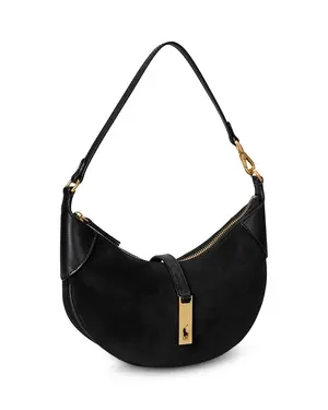 Polo Ralph Lauren Polo Id Mini Suede Shoulder Bag