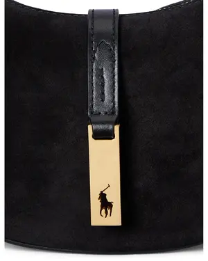 Polo Ralph Lauren Polo Id Mini Suede Shoulder Bag