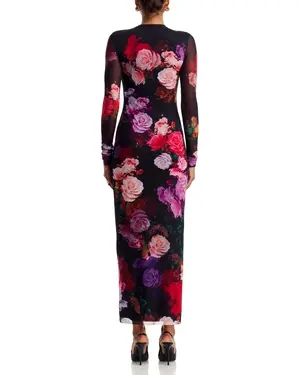 AFRM Didi Long Sleeve Maxi Dress
