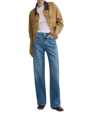 DL1961 Highluxe Cotton Blend Denim Jacket