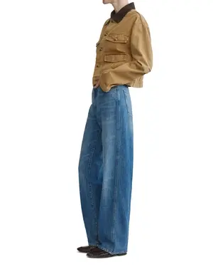 DL1961 Highluxe Cotton Blend Denim Jacket